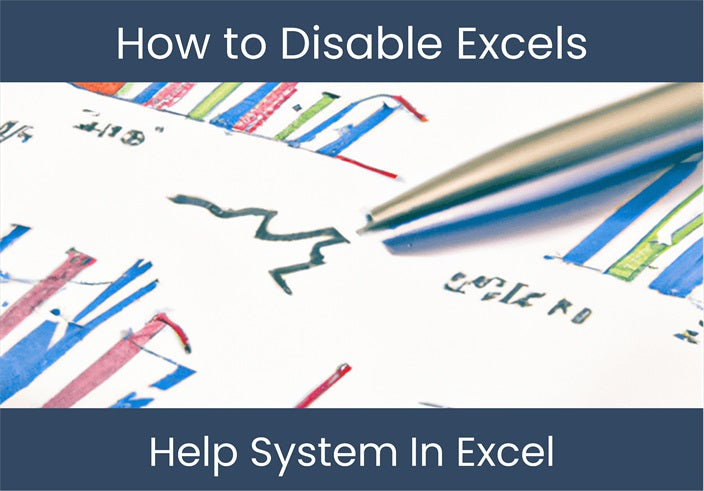 Disable Excels Help System Excel Guide Excel 