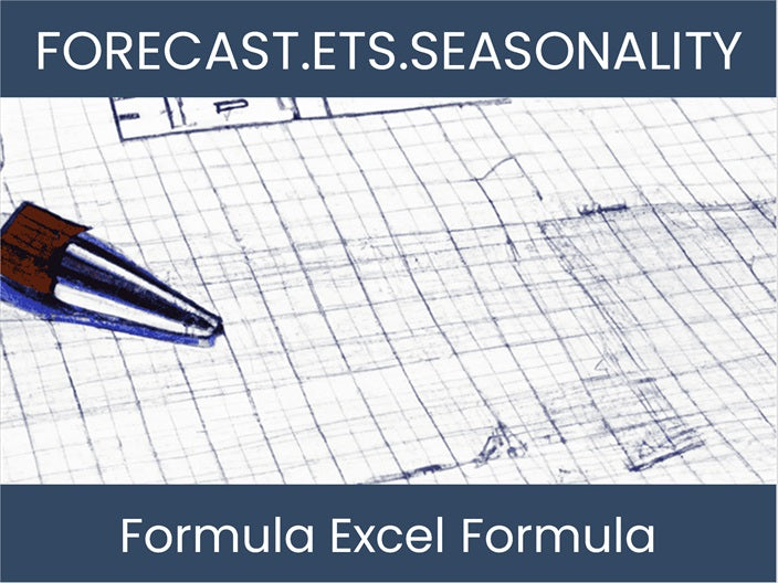Learn Excel Forecast Ets Seasonality Formula