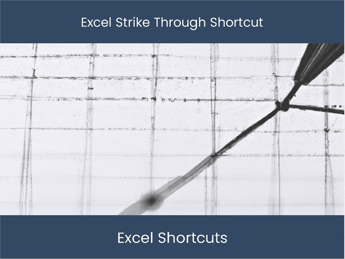 Master Excel Strike Through Time Saver 8551