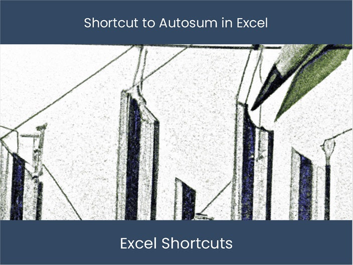 Boost Excel Productivity With Autosum Shortcut Excel