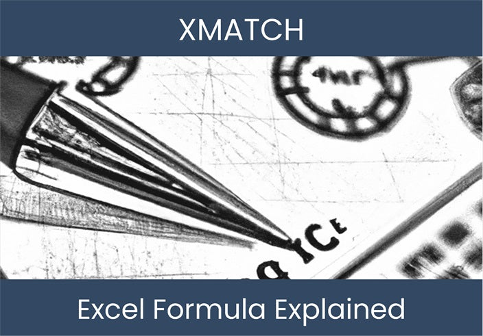 Xmatch Excel Formula Explained Boost Your Spreadsheets Excel