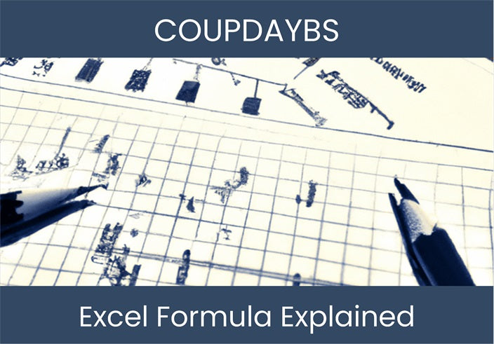 Excel Formula Explained: COUPDAYBS – Excel Dashboards Excel Formula Explained: COUPDAYBS – Excel Dashboards