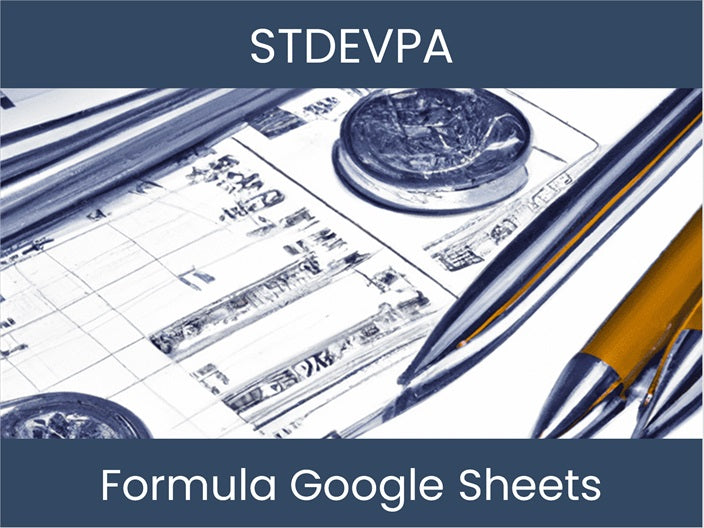 Apprenez STDEVPA: Guide essentiel de Google Sheets – DashboardsEXCEL.com