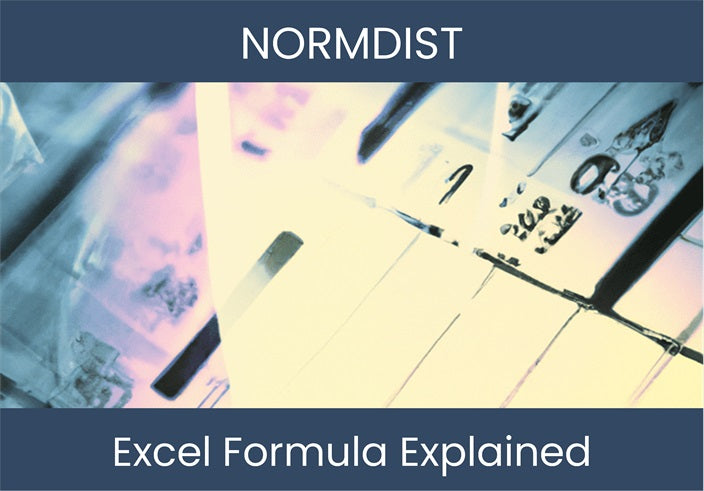 NORMDIST Excel Formula | Explained – excel-dashboards.com NORMDIST Excel Formula | Explained – excel-dashboards.com