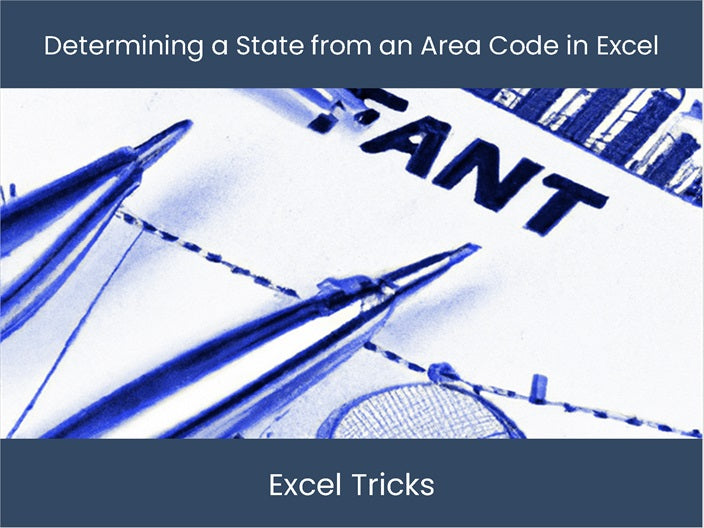 Find State by Area Code in Excel – DashboardsEXCEL.com