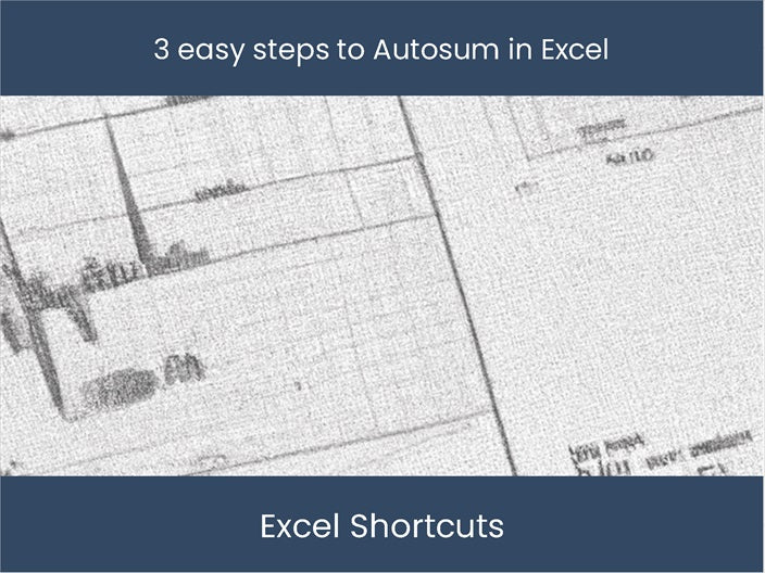 Quick Guide: Autosum in Excel – DashboardsEXCEL.com
