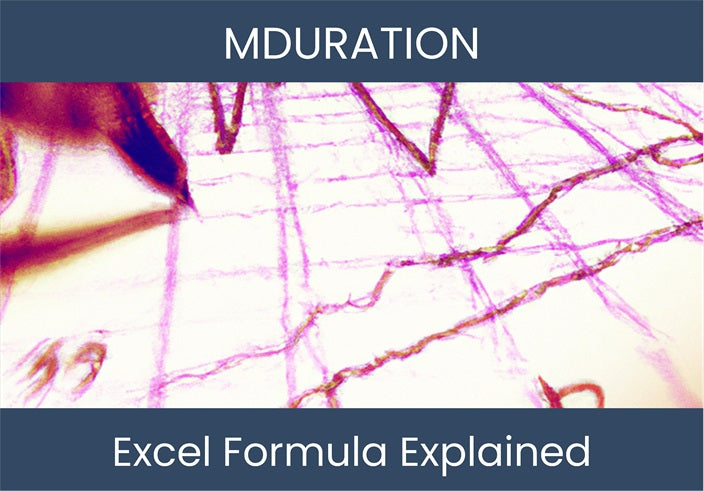 Mduration Excel fórmula explicada – DashboardsEXCEL.com