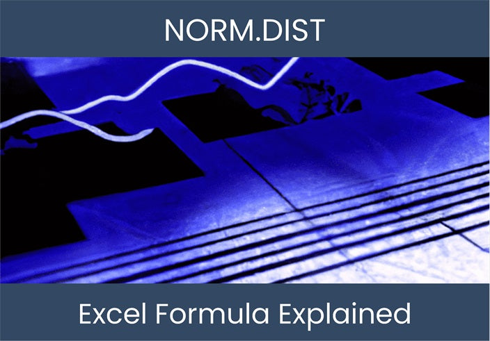 NORM.DIST Excel Formula Explained – Excel Dashboards