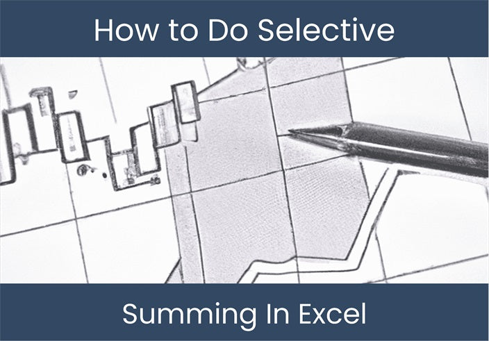 Selective Summing In Excel Tips And Tricks Excel Excel
