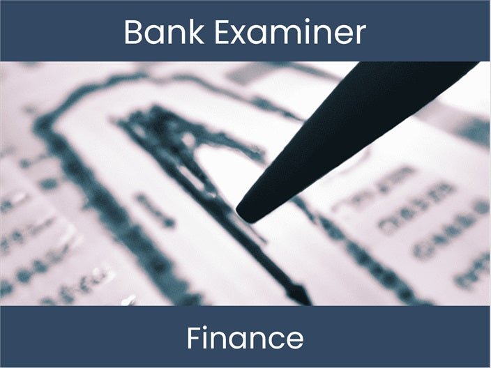 Roles financieros explicados para los examinadores bancarios. ¡Conoce ...