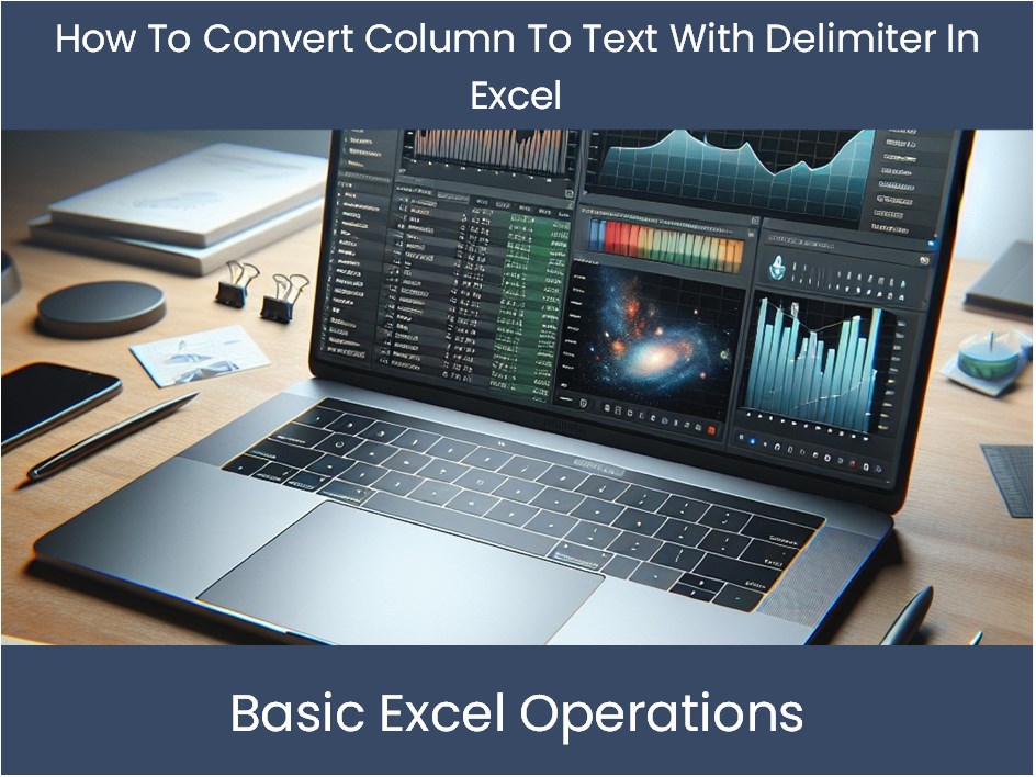 Excel Tutorial How To Convert Column To Text With Delimiter In Excel