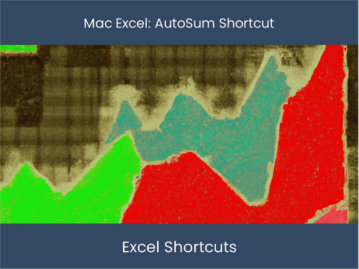 Use Autosum Shortcut On Mac In Excel Easy Guide Excel 