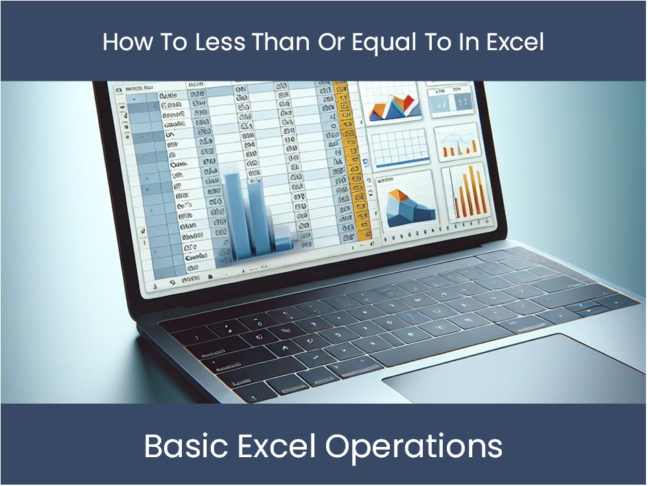 Excel Tutorial How To Less Than Or Equal To In Excel
