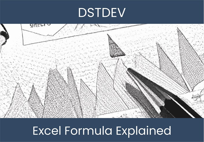 Learn Excel Formulas with DSTDEV | Excel Formula Explained ...