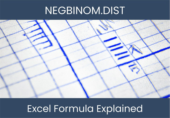 Negbinom.dist Excel Fórmula – excel-dashboards.com