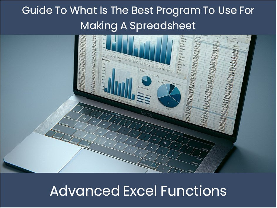 Guía de cuál es el mejor programa para usar para hacer una hoja de cál ...