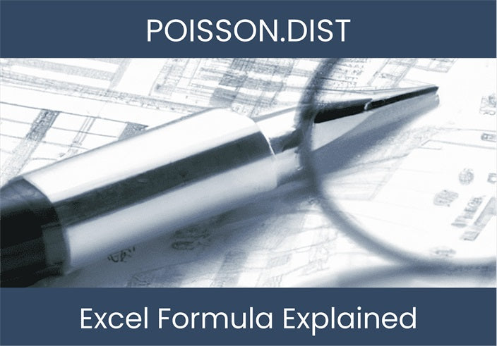 Poisson.dist Fórmula explicada: Excel – DashboardsEXCEL.com