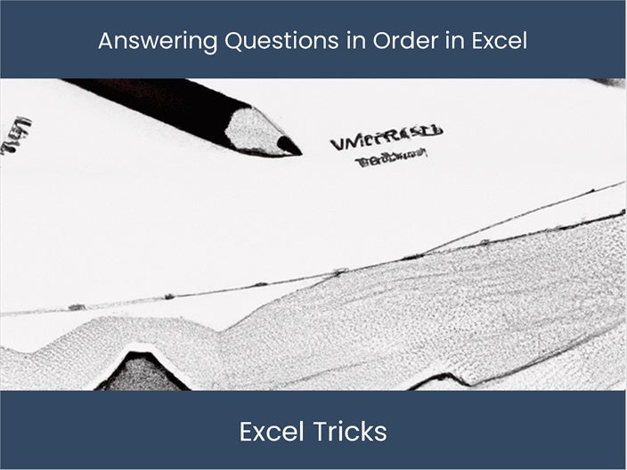 Answer your Excel questions with our Order feature – DashboardsEXCEL.com