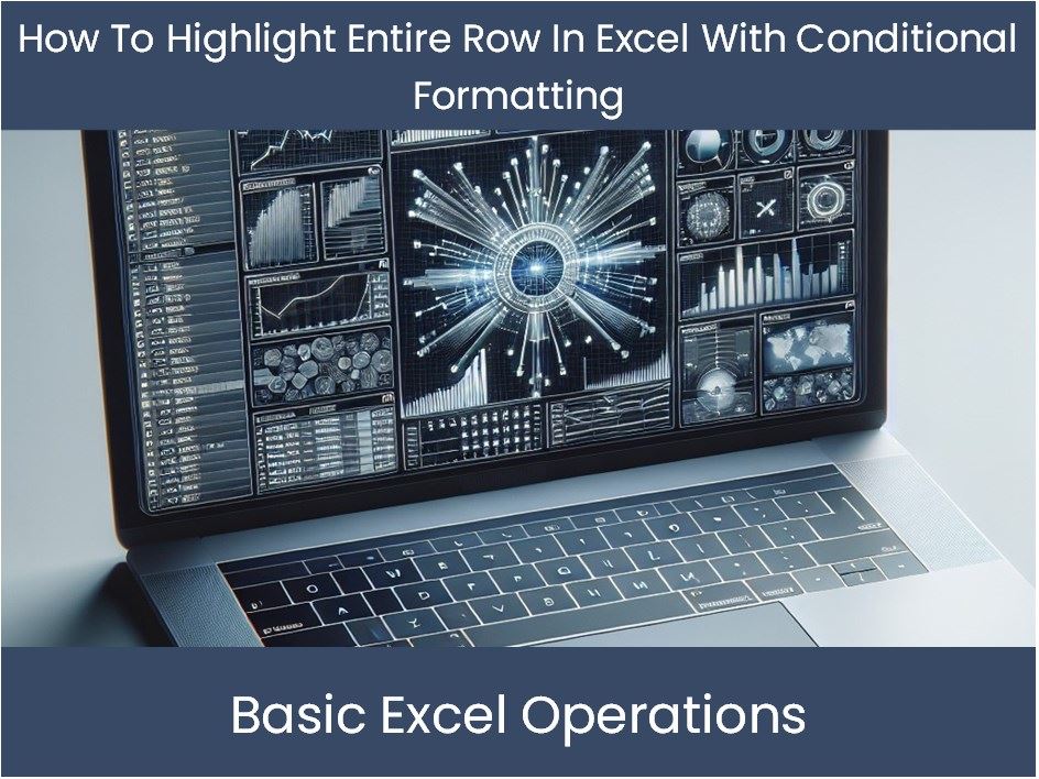 Excel Tutorial How To Highlight Entire Row In Excel With Conditional 5205