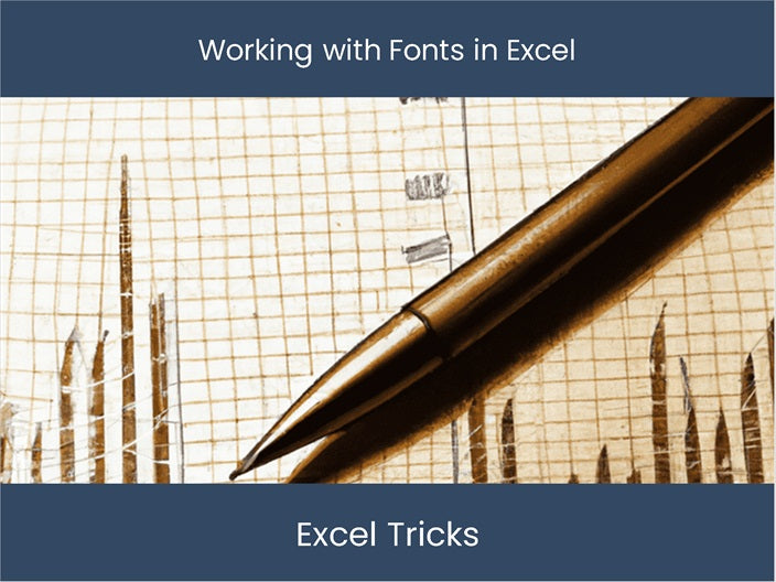 Learn effective techniques for working with fonts in Excel ...