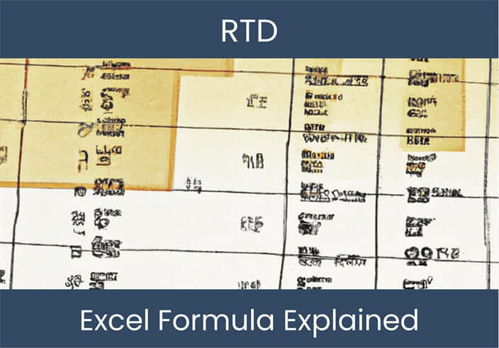 Excel Formula Explained | RTD – DashboardsEXCEL.com