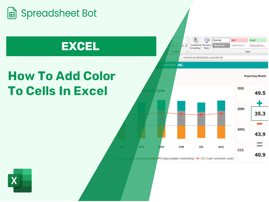 How To Add Color To Cells In Excel Excel Dashboards