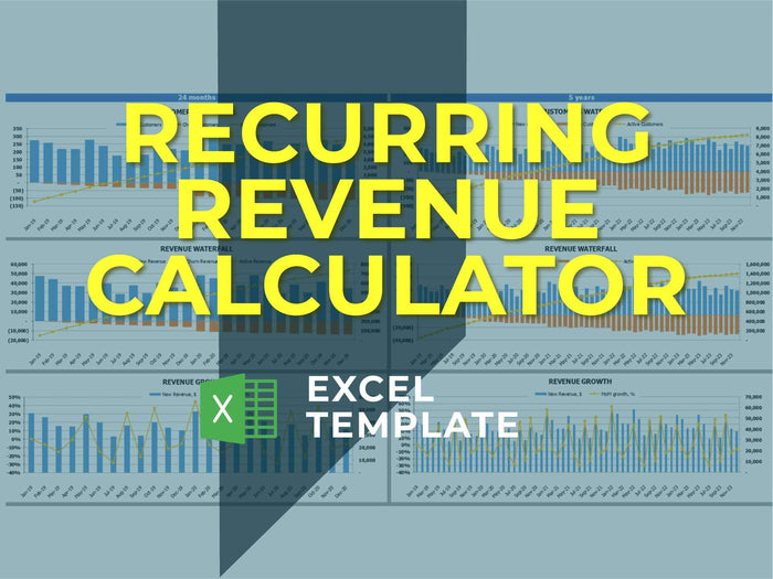 SaaS Recurring Revenue Waterfall Excel Template | Free Download – Excel ...