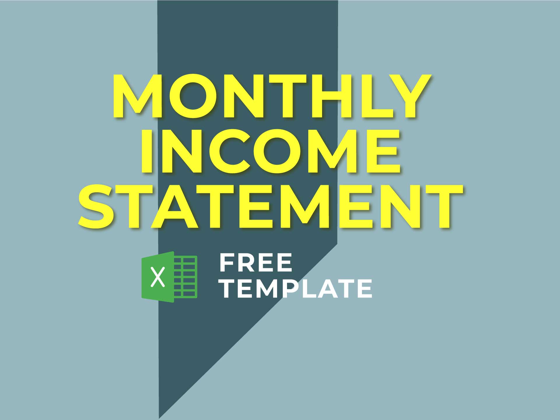 Monthly Income Statement - Get Free Excel Template | ExcelDashboards ...