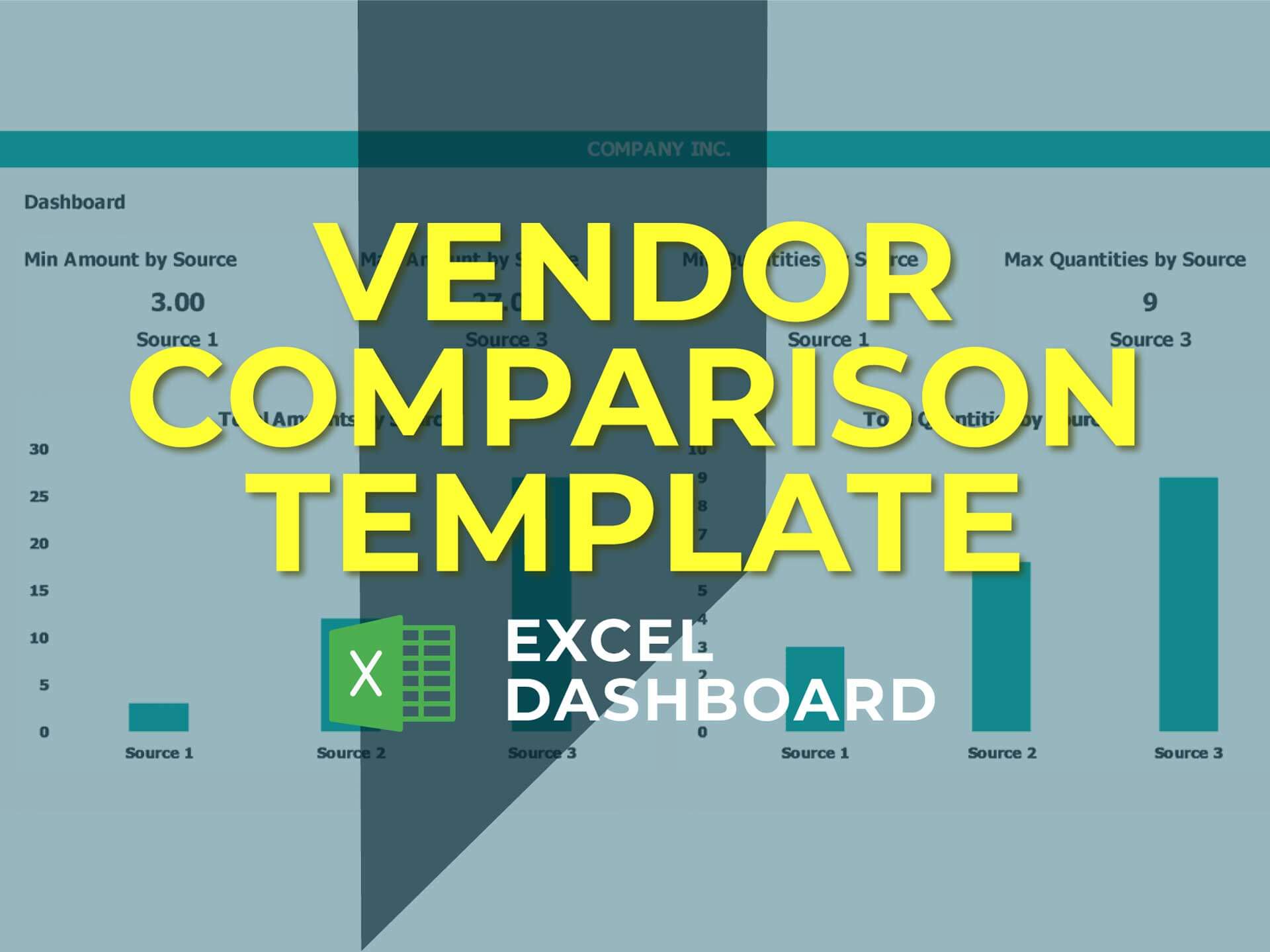Vendor Comparison Excel Template: Compare & Make Better Decisions ...