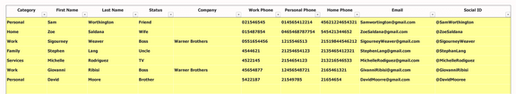 Modelo de modelo de lista de contatos Obtenha agora em painéis do Excel ...