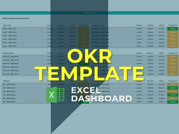 Plantilla de Okr Excel: ¡Descarga gratuita aquí! – DashboardsEXCEL.com